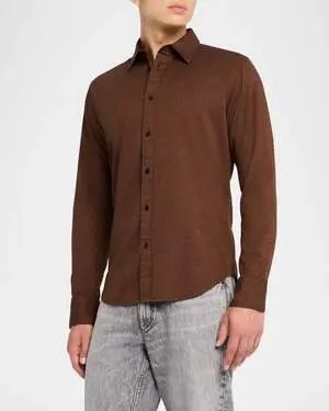 Rag & Bone Men & Apos;s Tomlin Stretch Dobby Shirt Clay