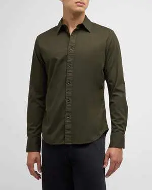 Rag & Bone Men & Apos;s Tomlin Stretch Dobby Shirt Forgreen