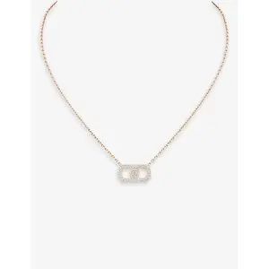 Messika So Move Diamond Pendant Necklace - Pink Gold