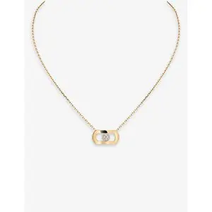 Messika So Move Diamond Pendant Necklace - Yellow Gold