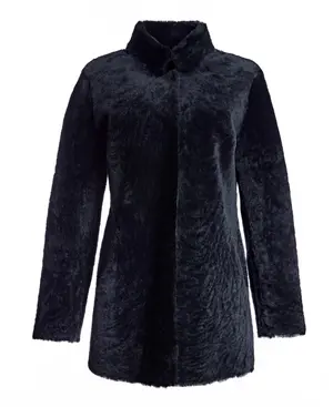 MAXIMILIAN Reversible Shearling Jacket - Black
