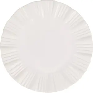 VIETRI Bari Small Round Platter - White