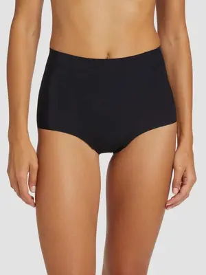Commando Zone Smoothing High-rise Briefs - Black