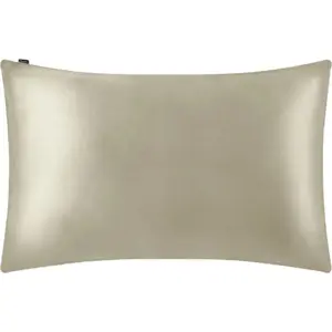 Lilysilk Pure Mulberry Silk Terse Envelope Luxury Pillowcase Beige/khaki