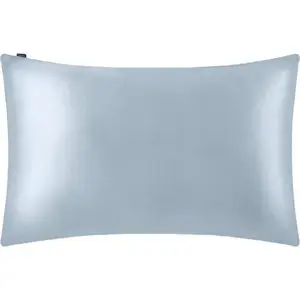 Lilysilk 100% Silk Terse Envelope Pillowcase Silver Blue