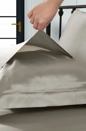 Lilysilk Pure Mulberry Silk Oxford Envelope Luxury Pillowcase - Grey