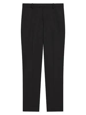 Theory Treeca Pull-on Wool Trousers - Black