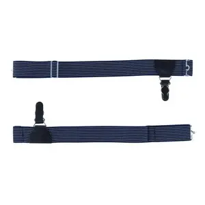 Trafalgar Sutton Single Grip Sock Garters - Navy