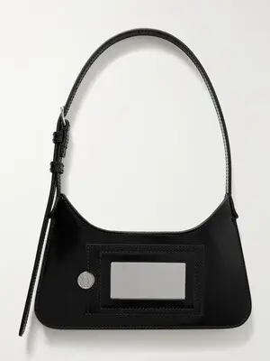 Acne Studios Platt Mini Embellished Patent-leather Shoulder Bag