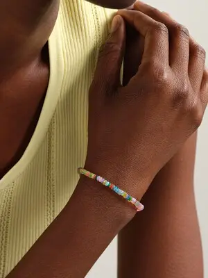 Jia Jia Gold Opal Beaded Bracelet - Multi