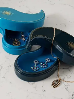 TROVE Yin Yang Lacquered Wood Jewelry Box