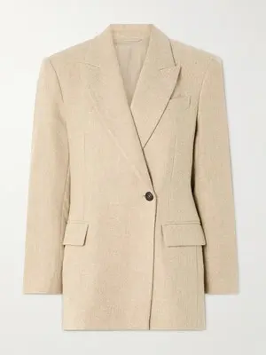 Brunello Cucinelli Brushed Alpaca-blend Blazer