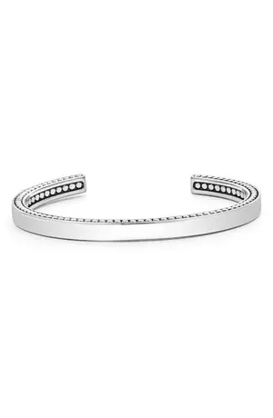 Lagos Sterling Caviar Cuff Bracelet - Silver