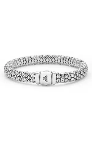 Lagos Anthem Caviar Skull Bracelet