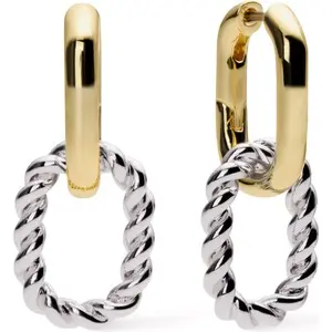 ANA LUISA Ana Luisa Ashley Double Hoop Earrings Two-tone