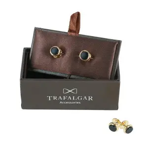 Trafalgar Sutton Tuxedo Stud Set Genuine Onyx