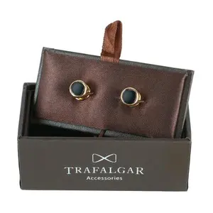 Trafalgar Sutton Tuxedo Stud Set Genuine Onyx