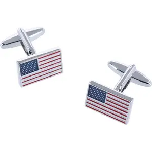 Trafalgar Usa Pride American Flag Novelty Cufflinks - Multiple