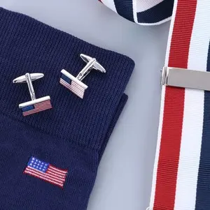 Trafalgar Usa Pride American Flag Novelty Cufflinks