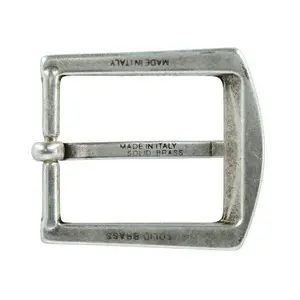 Trafalgar 32mm Square Bubble Edge Solid Brass Harness Belt Buckle