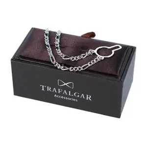 Trafalgar Sutton Sterling Figaro Tie Chain