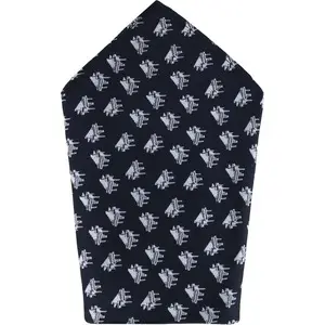 Trafalgar The Chopin Classical Piano Silk Pocket Square - Black_6