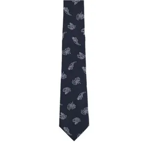 Trafalgar Dino Constellations Silk Novelty Necktie - Black