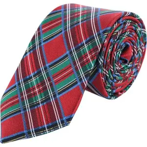 TRAFALGAR Nicholas Tartan Plaid Silk Necktie