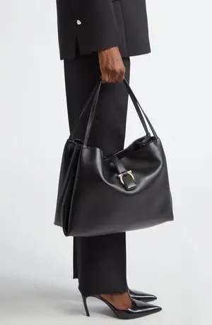 FERRAGAMO Medium Lily Tote - Nero