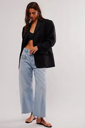 HAVRE STUDIO Havre Studio Button Back Blazer Black