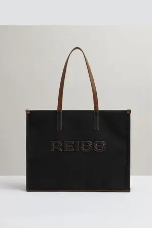 REISS Lola Canvas Tote