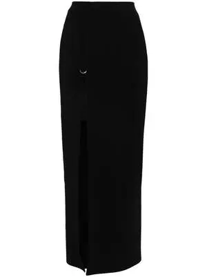 MUGLER Side-slit Maxi Skirt