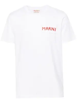 Marni Patch T-shirt - White
