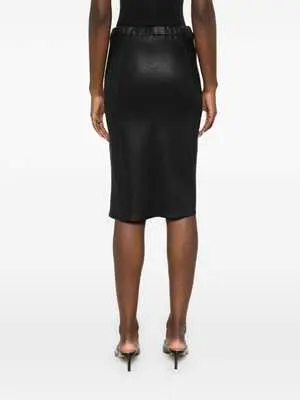 ARMA Leather Midi Skirt