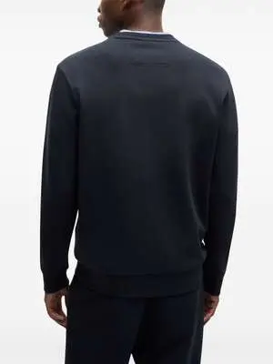 BOSS Logo Print Sweatshirt - Blue