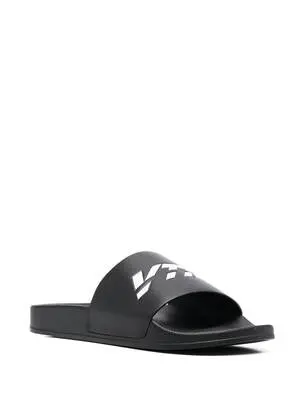 Vetements Logo-print Slides