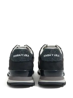 Bimba Y Lola Glitter-detail Sneakers - Black