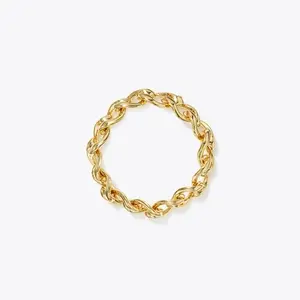 Tory Burch Wishbone Chain Bracelet - Tory Gold