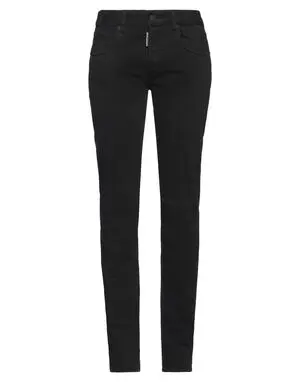 Dsquared2 Cotton Elastane Calfskin Jeans