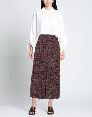 MARANT ETOILE Floral Print Viscose Maxi Skirt