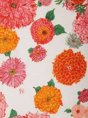 La DoubleJ Bright Blooms Placemats - Pink