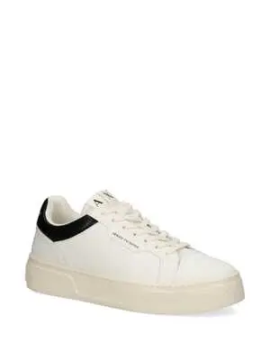 Armani Exchange Logo-print Leather Sneakers