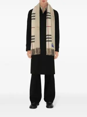 Burberry Reversible Check Cashmere Scarf - Neutrals