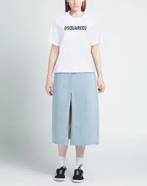 Dsquared2 Cotton T-shirt With Logo Print - White