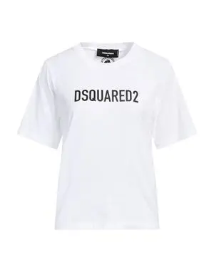 Dsquared2 Cotton T-shirt With Logo Print - White