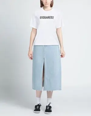 Dsquared2 Cotton T-shirt With Logo Print - White