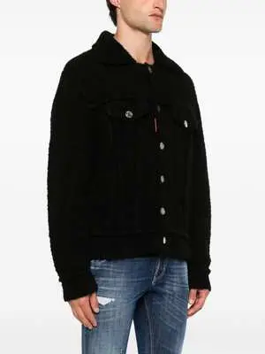Dsquared2 Alpaca Wool-blend Jean Jacket