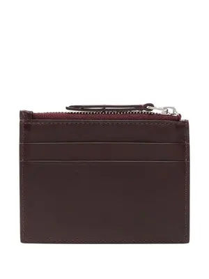 LANVIN Logo-patch Wallet - Red