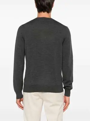 FAY Round-neck Virgin Wool Sweater