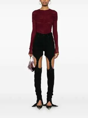 MUGLER Gathered Bodysuit